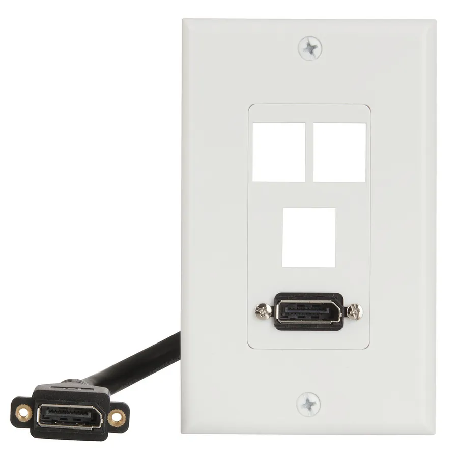 HDMI 2.0 Socket Flylead Keystone Insert | Jaycar Australia