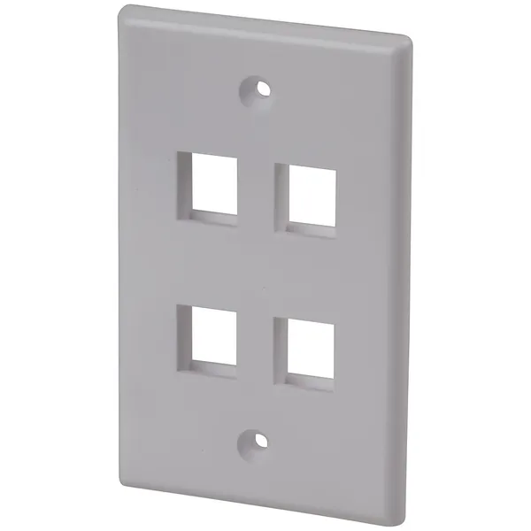 Keystone Wall Plate Quad | Jaycar Australia
