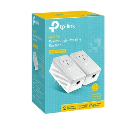 TP-Link AV600 Powerline Adapter with AC Pass Through | Jaycar Australia