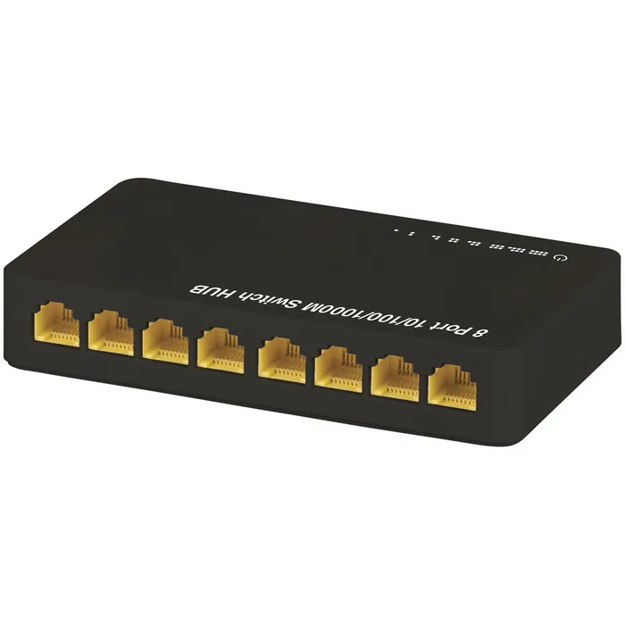 8 Port 10/100/1000Mbps Ethernet Switch | Jaycar Australia
