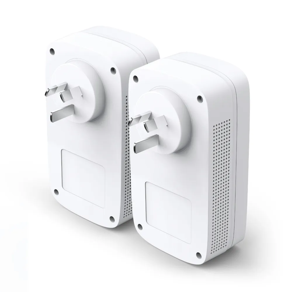 TP-Link AV2000 2 Port Gigabit Pass-through Powerline Starter Kit ...