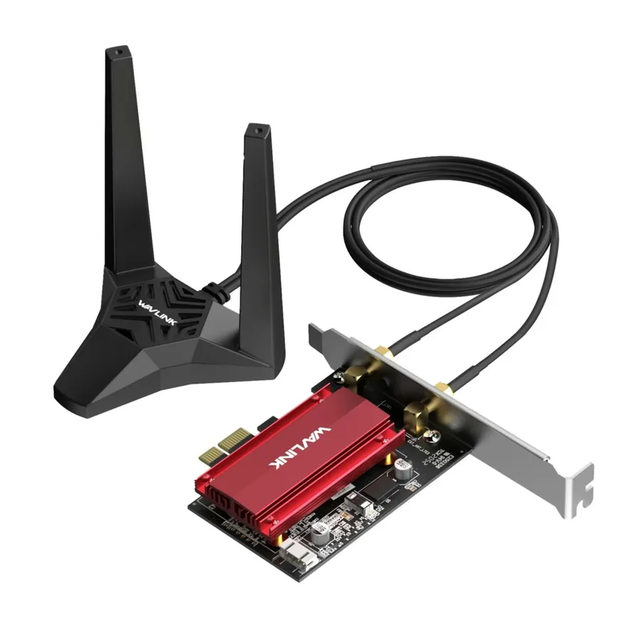 AX5400 WiFi 6E Tri-Band PCIe card with Bluetooth 5.3 Intel AX210 ...