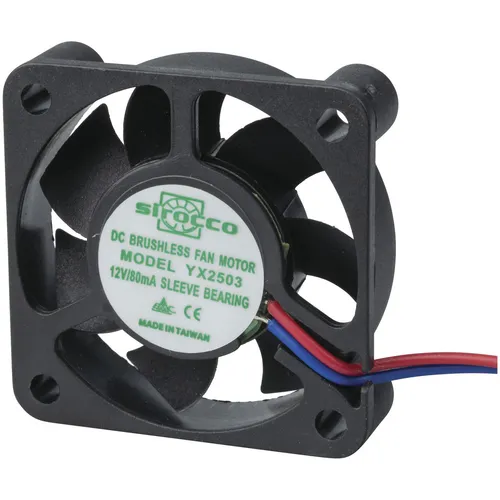 30mm Thin 12VDC 2 Wire Fan | Jaycar Australia