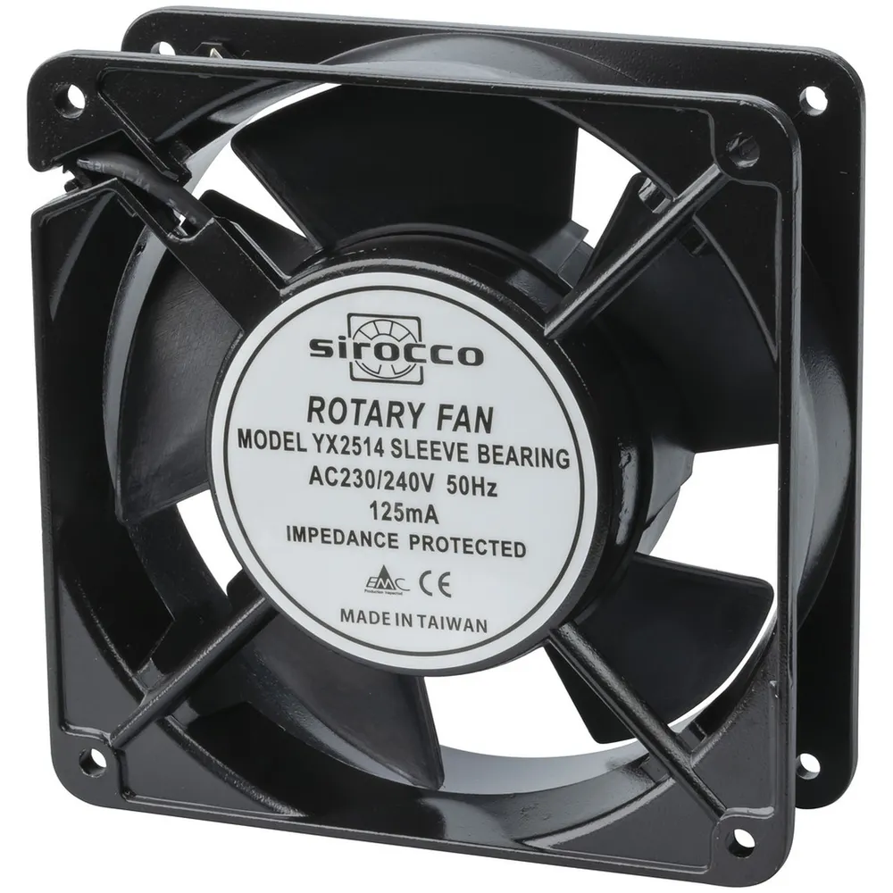 120mm 240V AC Thin Fan | Jaycar Australia