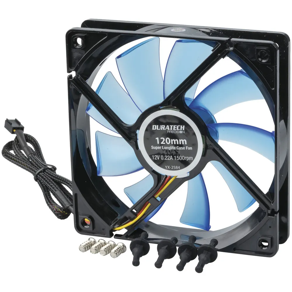 120mm Super Long-Life Low-Noise MagLev Bearing Case Fan | Jaycar Australia