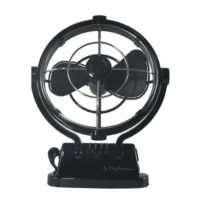 Sirocco II 12-24VDC Gimbal Fan 7in Three Speed Black | Jaycar Australia